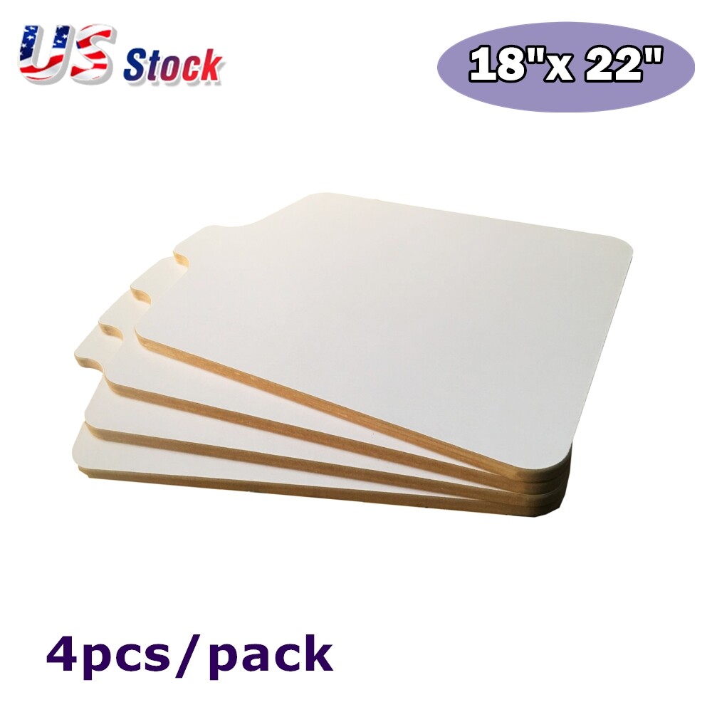 4pcs 18"x 22" Screen Printing Pallet Extra Large T-Shirt Printing No ...