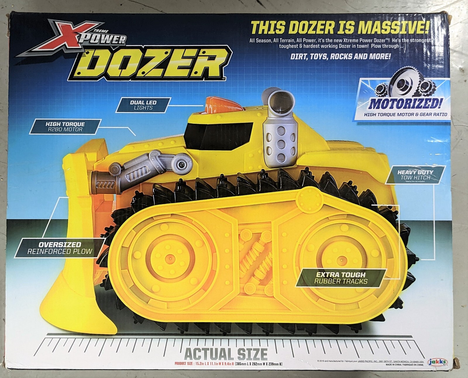 Xtreme Power Dozer 96782 Motorized Toy Truck That Plows Through Dirt ...
