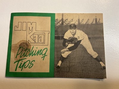 ULTRA RARE 1967 Cloverleaf Milk Jim Kaat Pitching Tips Booklet ...