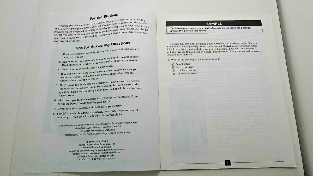 6th Grade Reading Passages