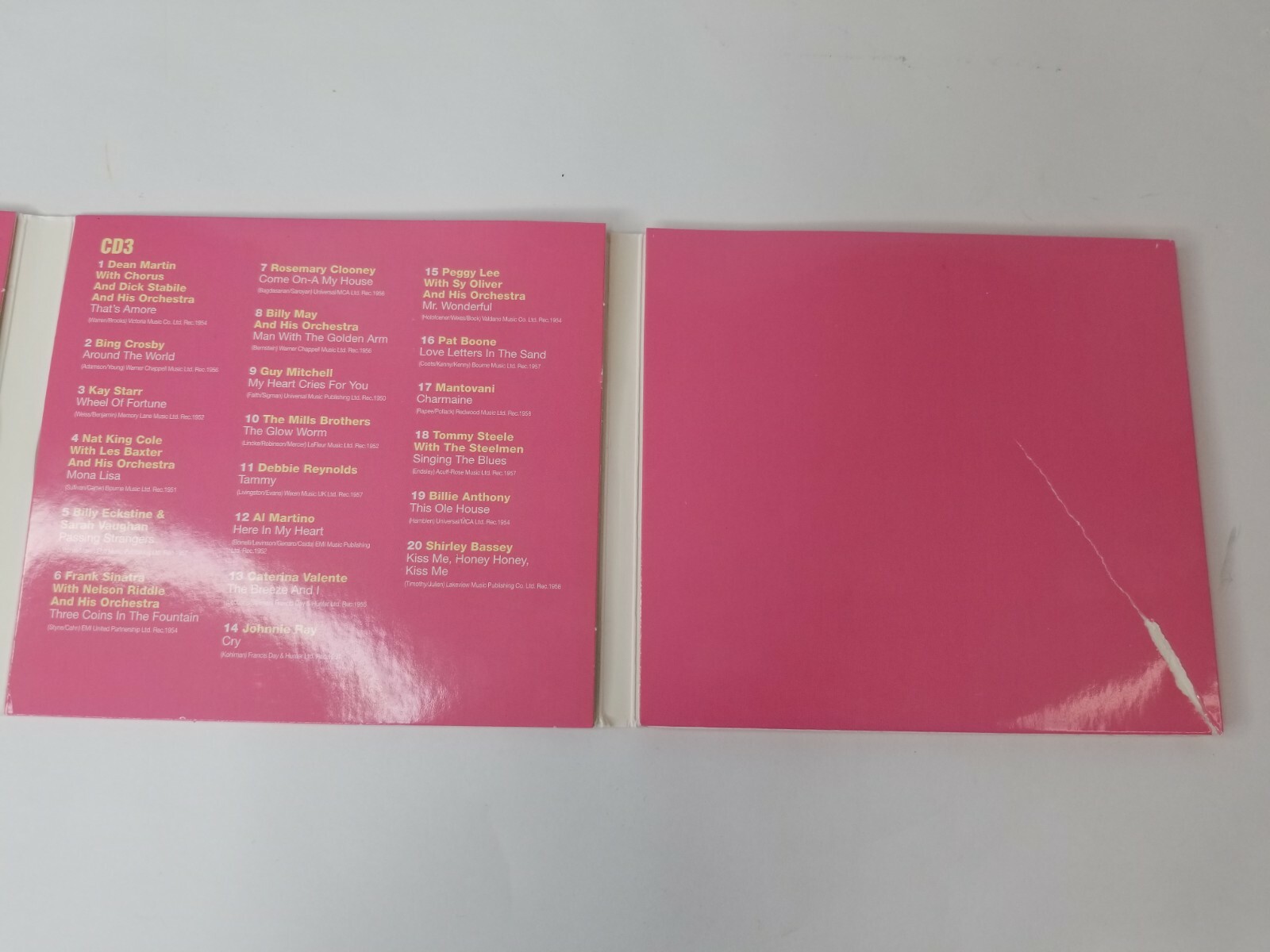 100 Hits Fabulous 50s Box Set of 5 CD's Original Hits & Artists | eBay