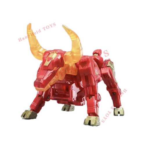 52TOYS Beast Box Red Bull Transforming Mecha Model Figure Trendy ...