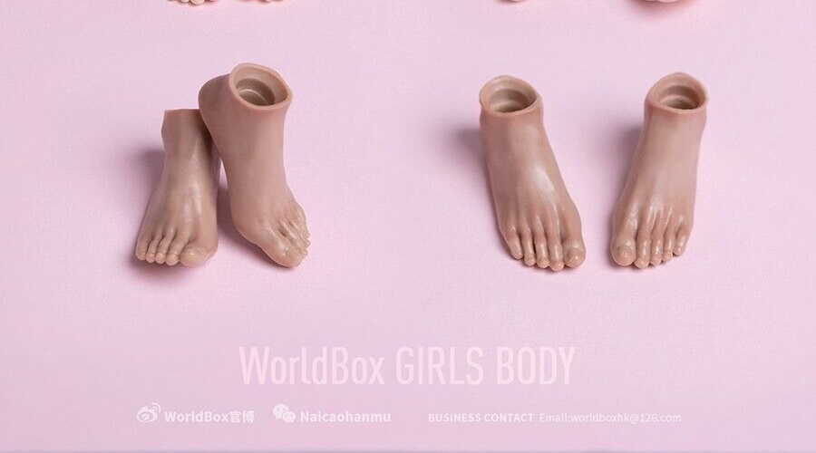 Worldbox AT202 1/6 Female Body Plump Leg SUNTAN Durable Figure Body U.S ...