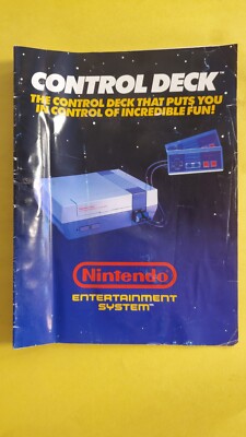 Nintendo NES: Control Deck System Console - Instruction Book Manual ...