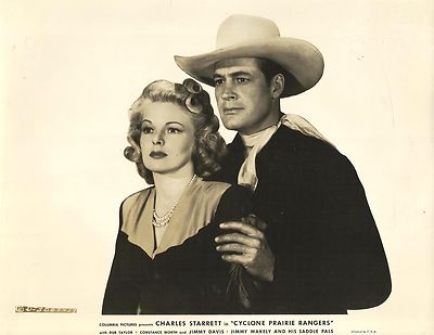 CONSTANCE WORTH & CHARLES STARRETT in "Cyclone Prairie Rangers" Photo ...