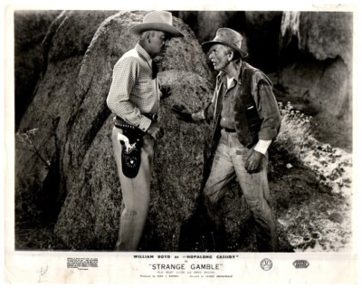 Strange Gamble Original Lobby Card Hopalong Cassidy William Boyd Andy ...