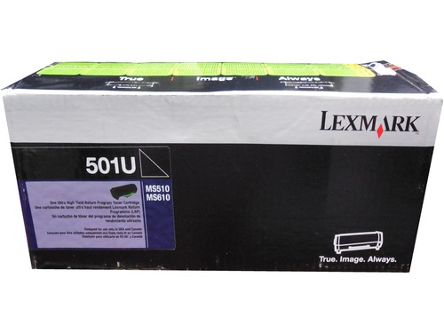 Lexmark 50F1U00 501U Ultra High Yield Toner MS510 MS610 Genuine OEM ...