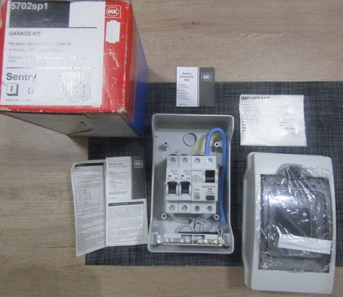 MK Sentry Consumer Unit Enclosure With MCBs & Main Switch IP65 ...