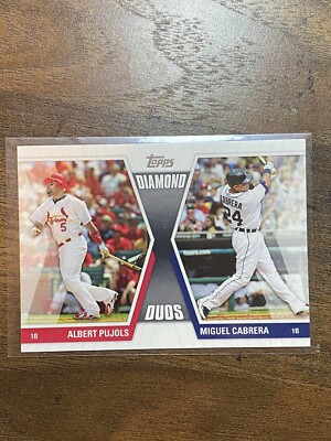 2011 Topps Diamond Duos Albert Pujols/Miguel Cabrera #DD-PC | eBay