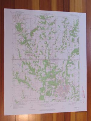 Hymera Indiana 1965 Original Vintage USGS Topo Map | eBay