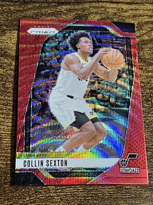 COLLIN SEXTON 2024-25 Panini Prizm Ruby Wave Refractor #151 Jazz | eBay