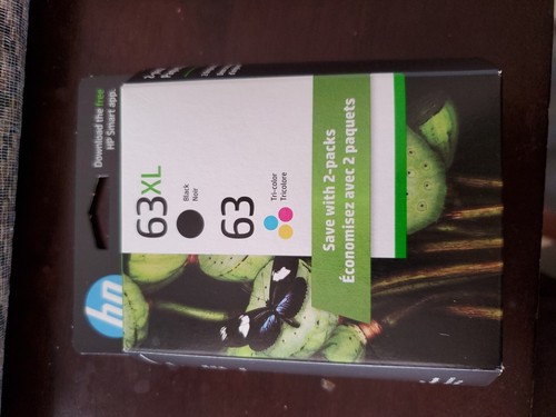 Genuine HP 63XL Black + 63 Color Ink Cartridge Combo Pack Exp JULY 2025 ...