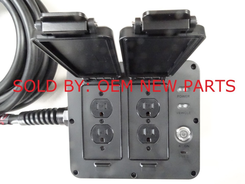 OEM New 2024 2025 Jeep Wrangler Power Box 4XE 68522775AC and Carrying ...