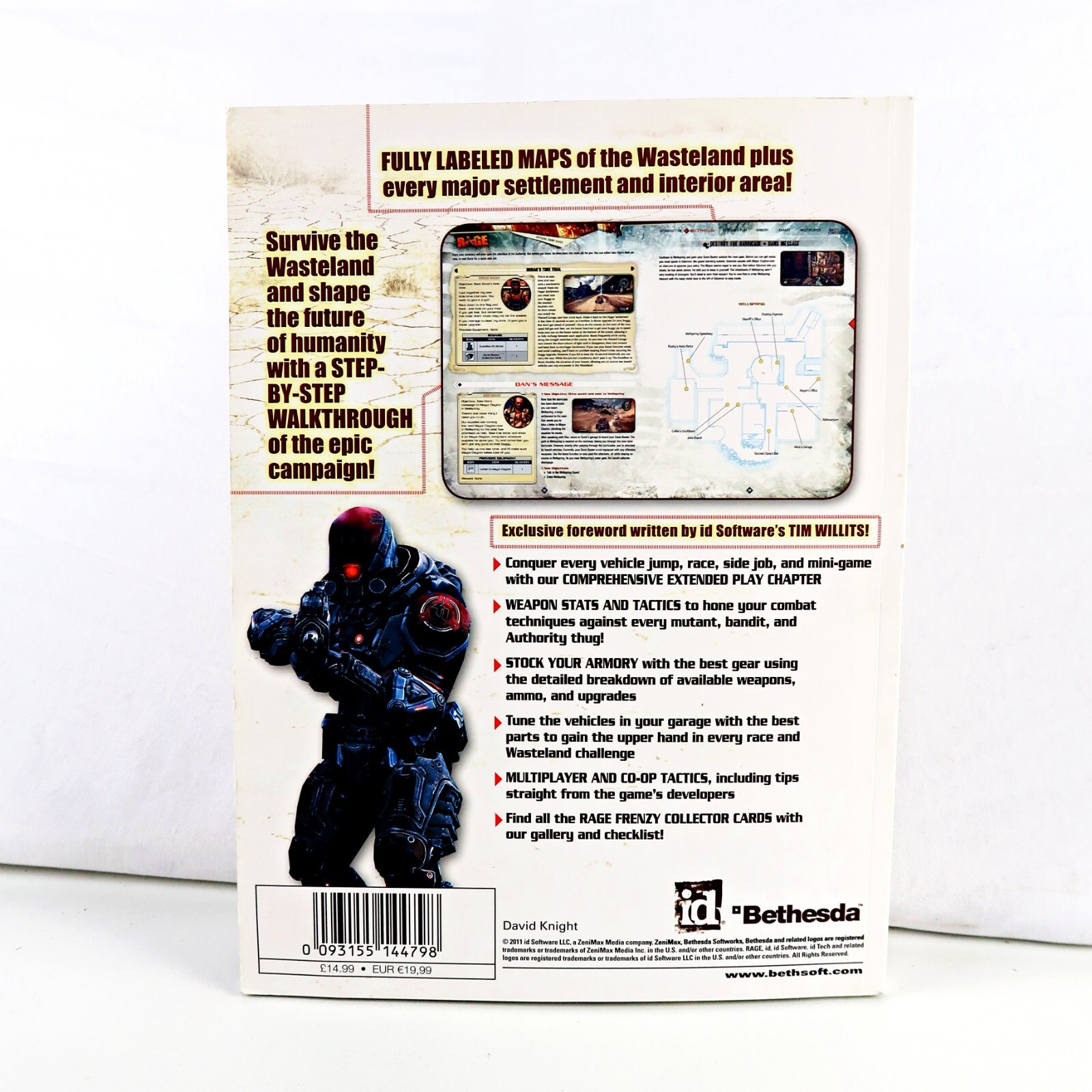 RAGE OFFICIAL GAME GUIDE BETHESDA 2011 | eBay