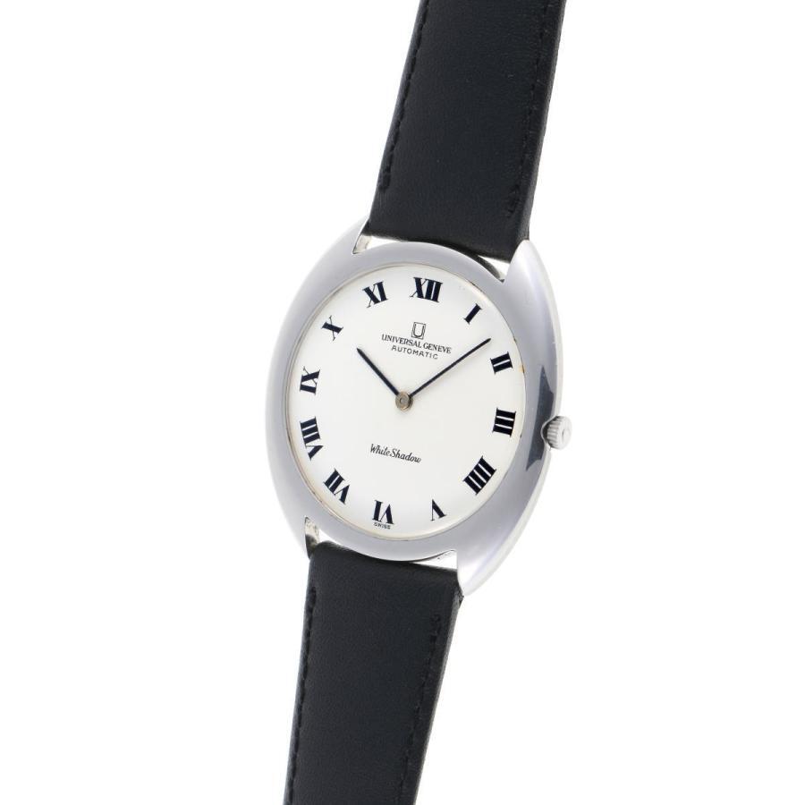 UNIVERSAL GENEVE White Shadow 866101 Automatic Cal.1-66 White Dial Men ...