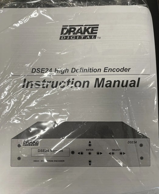 Drake Digital Dual Headed DSE24 High Definition Encoder for sale online ...