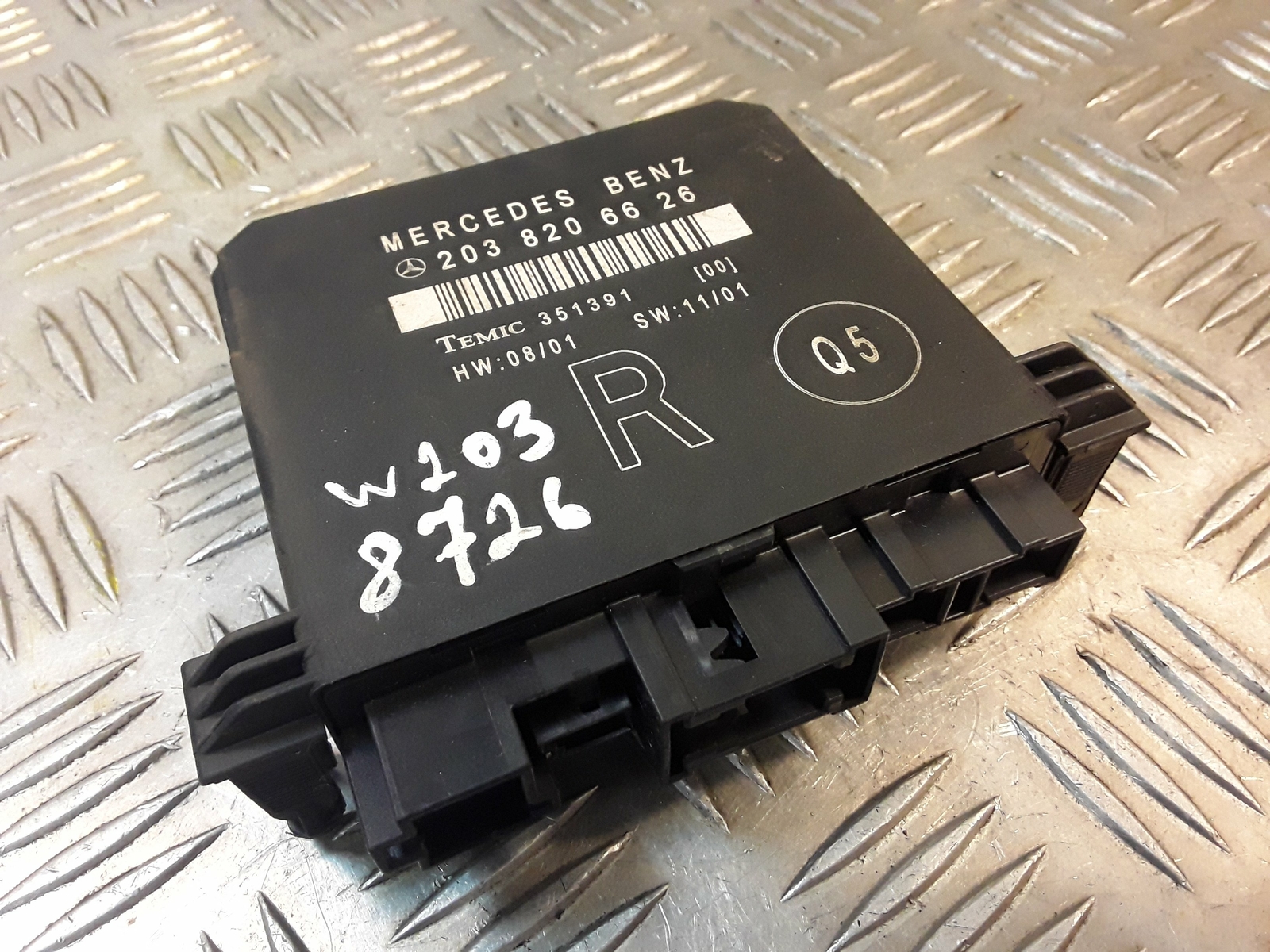 MERCEDES W203 Door Control Module Unit Rear Right C Class W203 ...