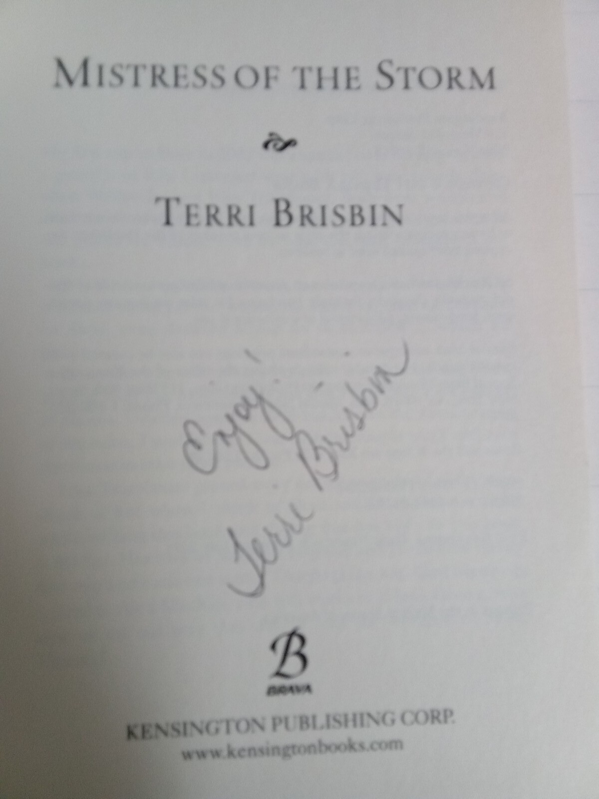 Mistress of the Storm by Terri Brisbin (2011, Uk-B Format Paperback ...