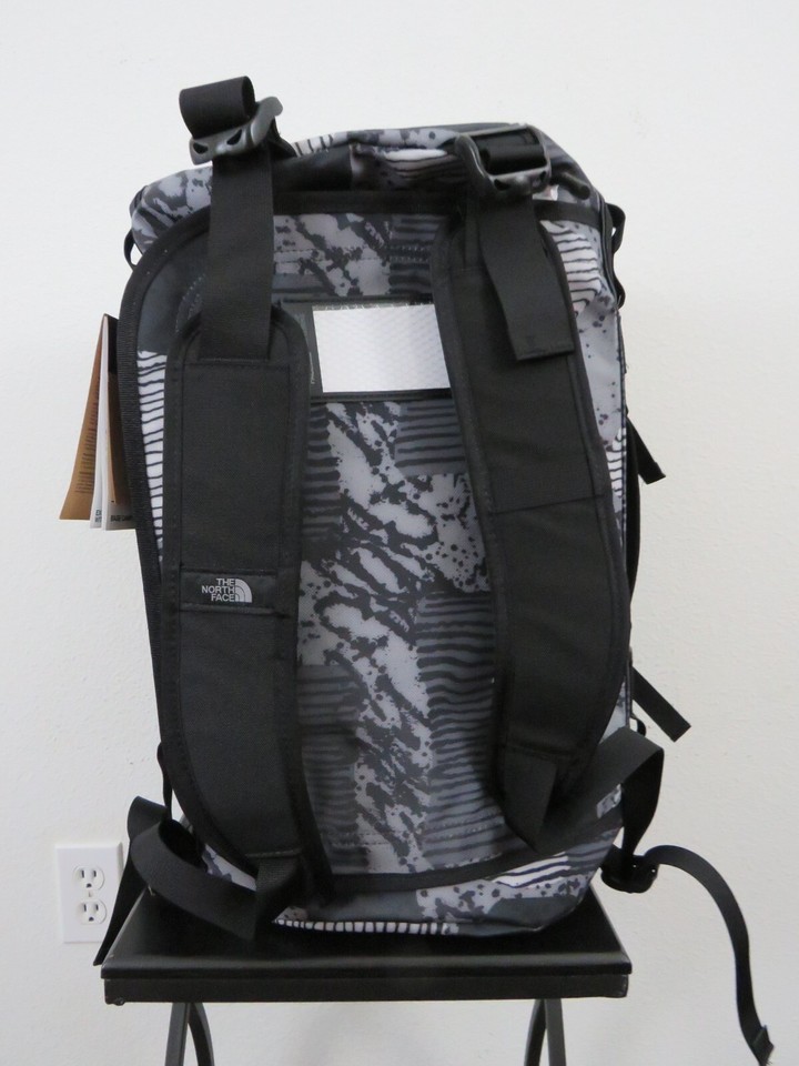 The North Face Small Base Camp Duffel Packable Travel Backpack Black AY ...