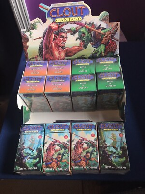 Clout Fantasy Starter Display, 12 Starter Packs 360 chips Hidden City ...