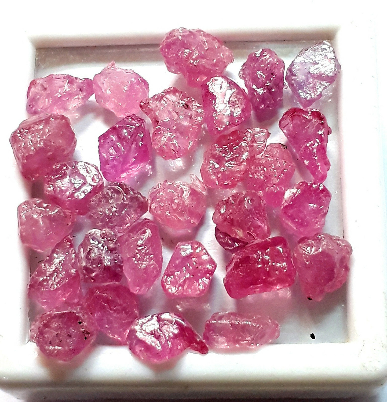 28 Cts Natural Spinal Pink Ruby Rough Loose Gemstone Lot | eBay