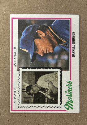 1978 Topps Baseball Darrell Johnson Seattle Mariners Card #79 | eBay