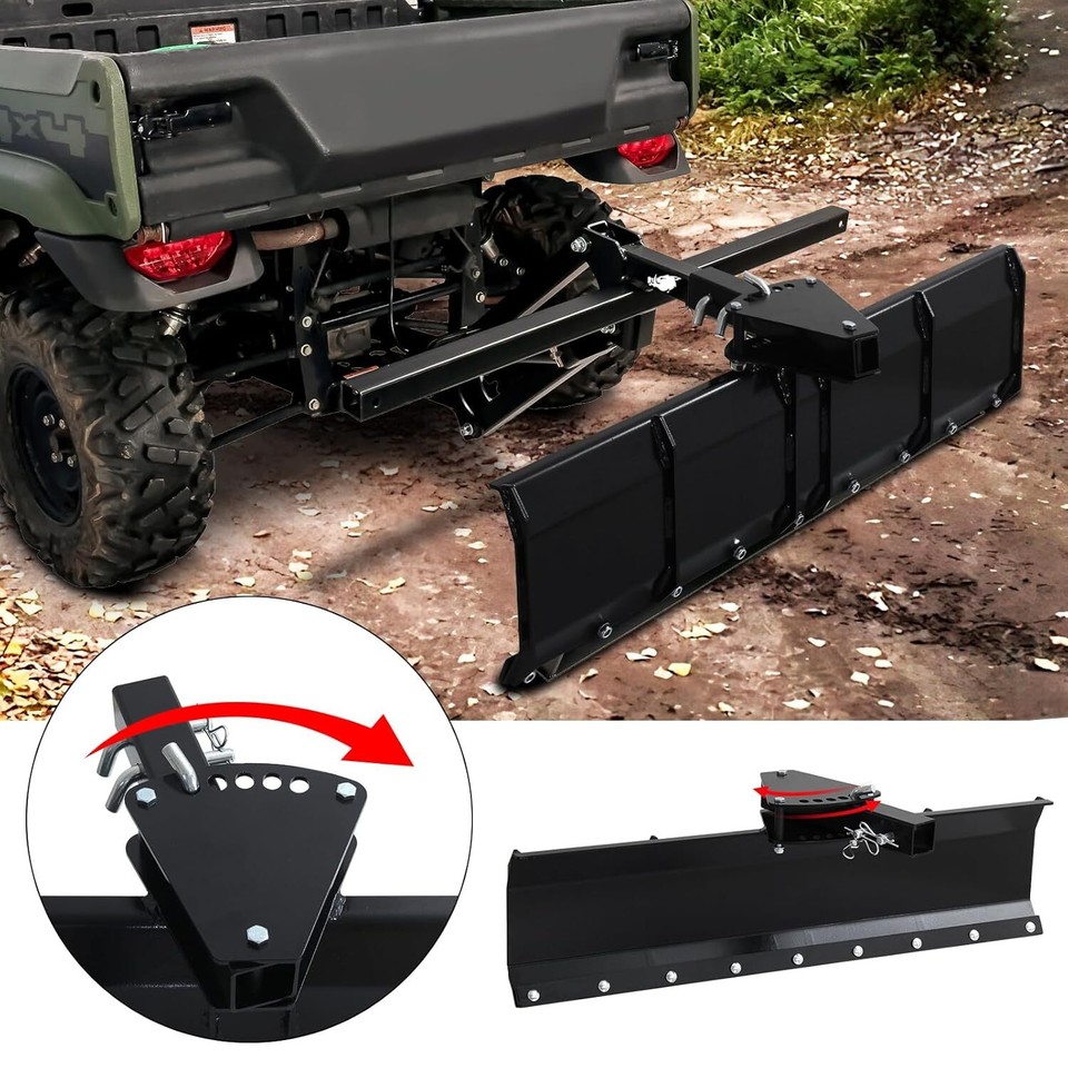 42'' ATV/UTV Scrape Blade 3-Point Tow Behind Box Scraper Blade w/ 2 ...