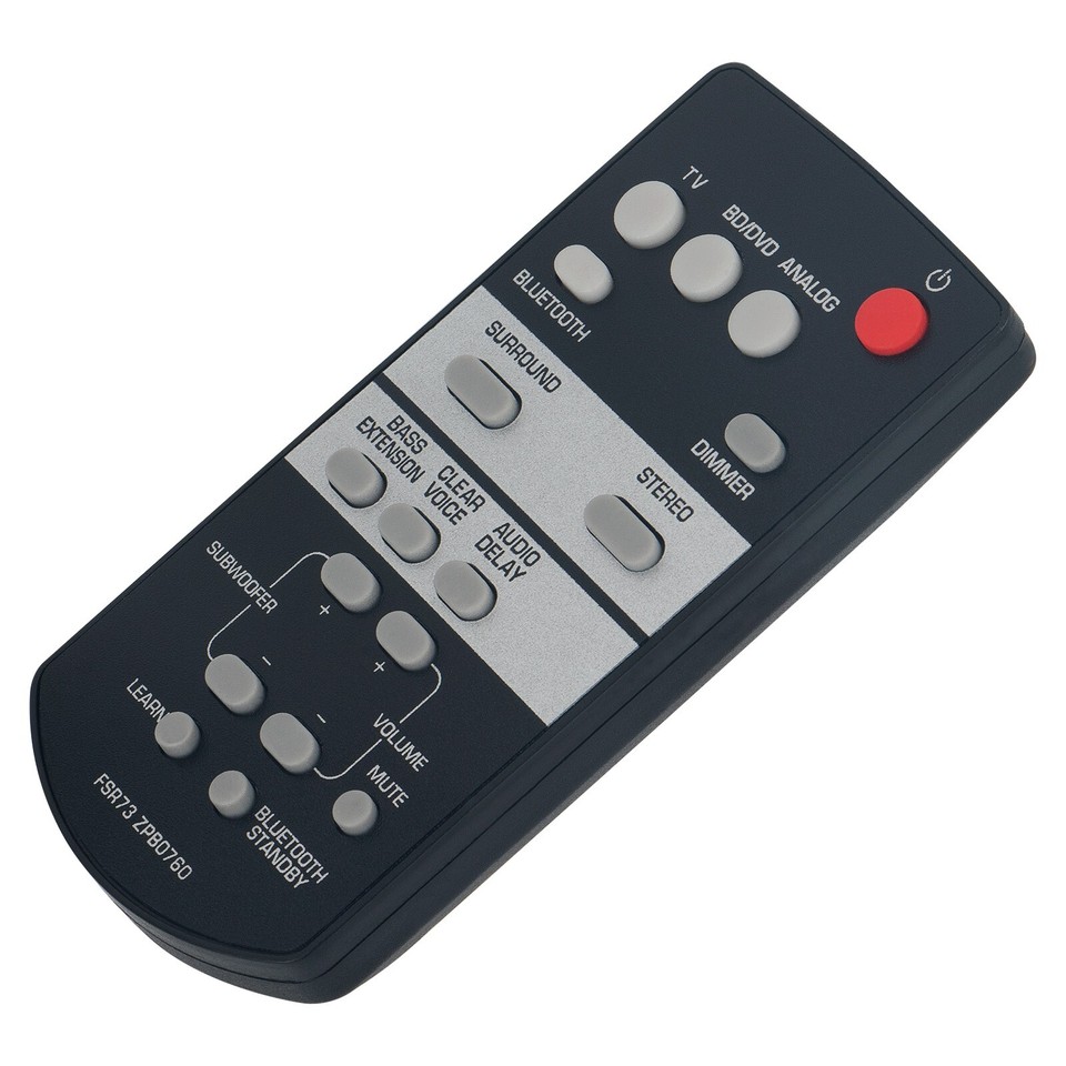 FSR73 ZP80760 Replace Remote Control Fit For Yamaha YAS-105 ATS-1050-R ...