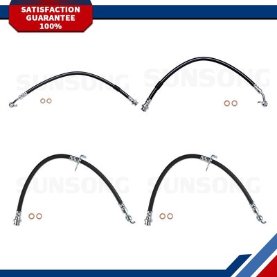 4 Sunsong Front Rear Brake Hose Line Fits Ford Edge Lincoln MKX | eBay