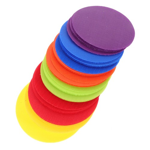 30 Pcs Round Carpet Mark Child Floor Circle Sit Markers Spot Marking ...