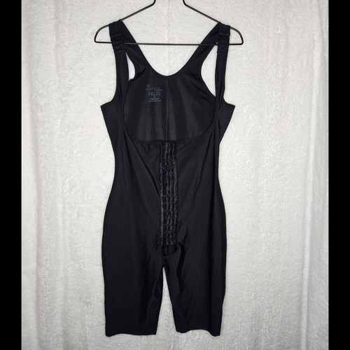 Isavela Compression Garment XL Black Above Knee High Back Body Suit ...