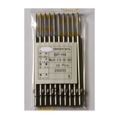 10 Pcs for HIOS DRIVER BITS BP-H4-0-1.5-B-80 Electrical Batch Head ...