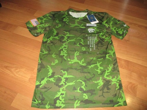NEW NWT MENS NIKE TEE SHORT SLEEVE KANSAS STATE CAMO T SHIRT SIZE S ...