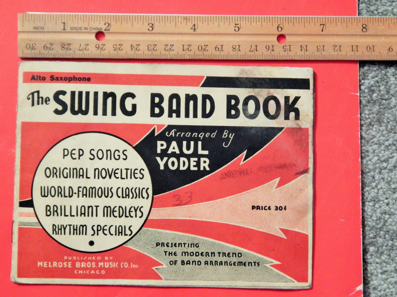 SWING BAND BOOK 1936 SB, PAUL YODER ARRANGEMENTS OF SHEET MUSIC | eBay