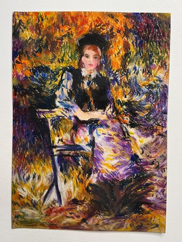 Pierre-Auguste Renoir Drawing on paper (Handmade) signed and stamped ...