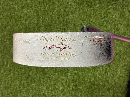 Tiger Shark GreatWhite Pat Simmons 1400 Putter RH 35" Step Steel Shaft ...