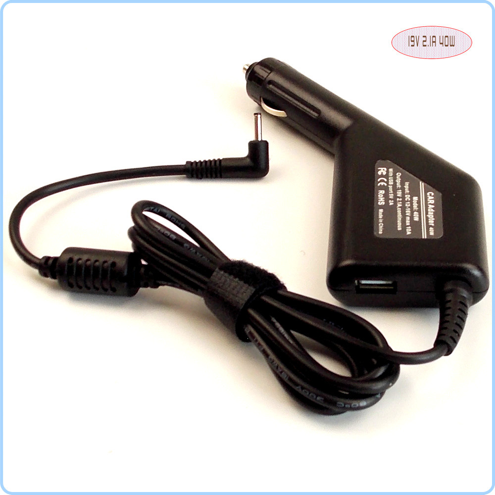 DC Power Adapter Car Charger +USB for Samsung Series 9 900X1A NP900X1A ...