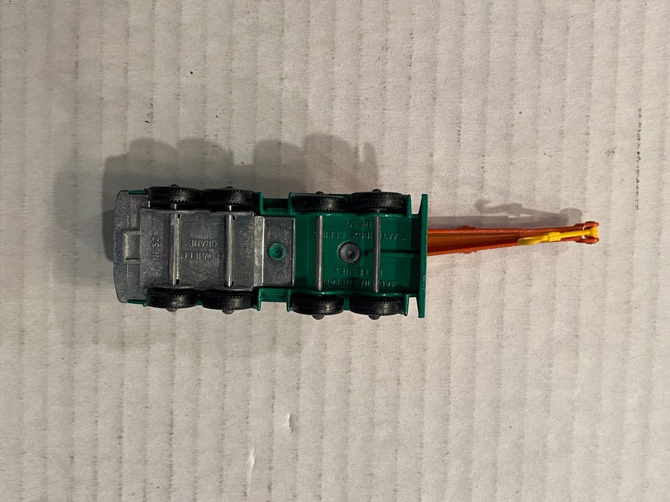 Loose 1960s Lesney Matchbox Series No 30 GREEN 8 WHEEL CRANE | eBay
