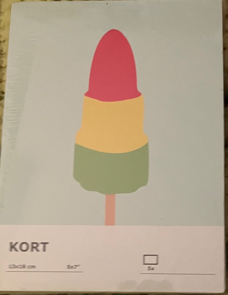 IKEA Kort POP Art Cards,5,Matheson 5x7 Partridge Owl Rainbow Zoo Animal ...
