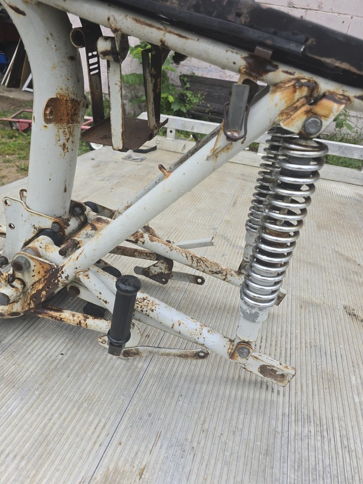 Bsa Dove Grey A65 Oif Frame Swingarm Shocks Kick Side Stand Brake Lever ...