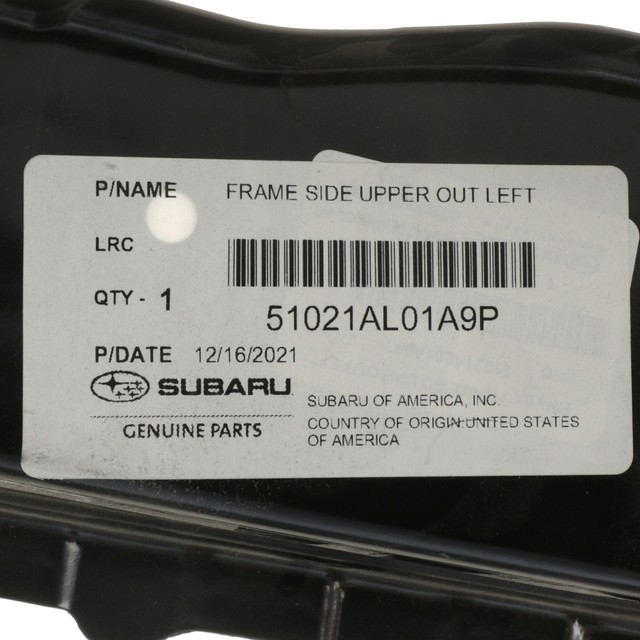 Subaru OEM 2015 Legacy Fender-upper Reinforcement Left 51021AL01A9P for ...