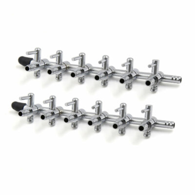 2Pcs Stainless Steel 6 Way Air Flow Branch Outlet Control Valve for ...