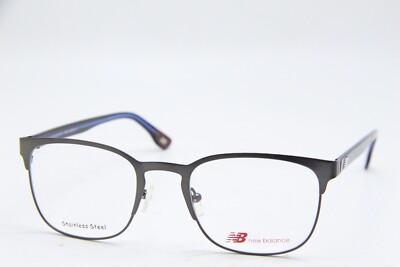 NEW NEW BALANCE NB 4069-4 BLACK BLUE YELLOW AUTHENTIC EYEGLASSES 50-20 ...