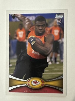 2012 Topps #146 Cyrus Gray RC Kansas City Chiefs Running Back NFL KC ...