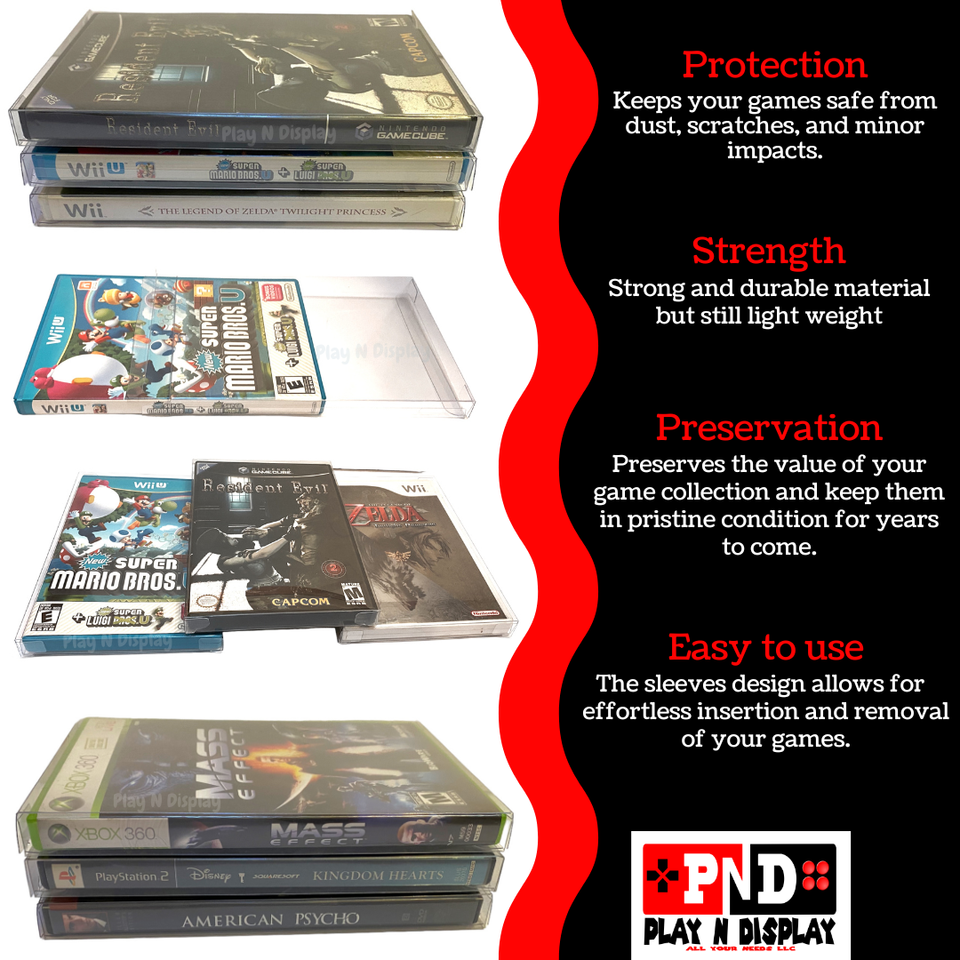 1 PLAYSTATION 2 PS2 & DVD STEELBOOK PROTECTIVE SLEEVE BOX PROTECTOR ...