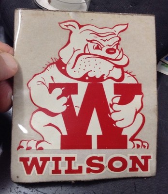 Vintage Wilson (PA) High School Football Decal | eBay
