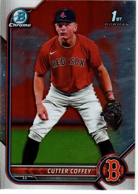 Cutter Coffey Boston Red Sox 2022 Bowman Draft Chrome 1st Bowman | eBay