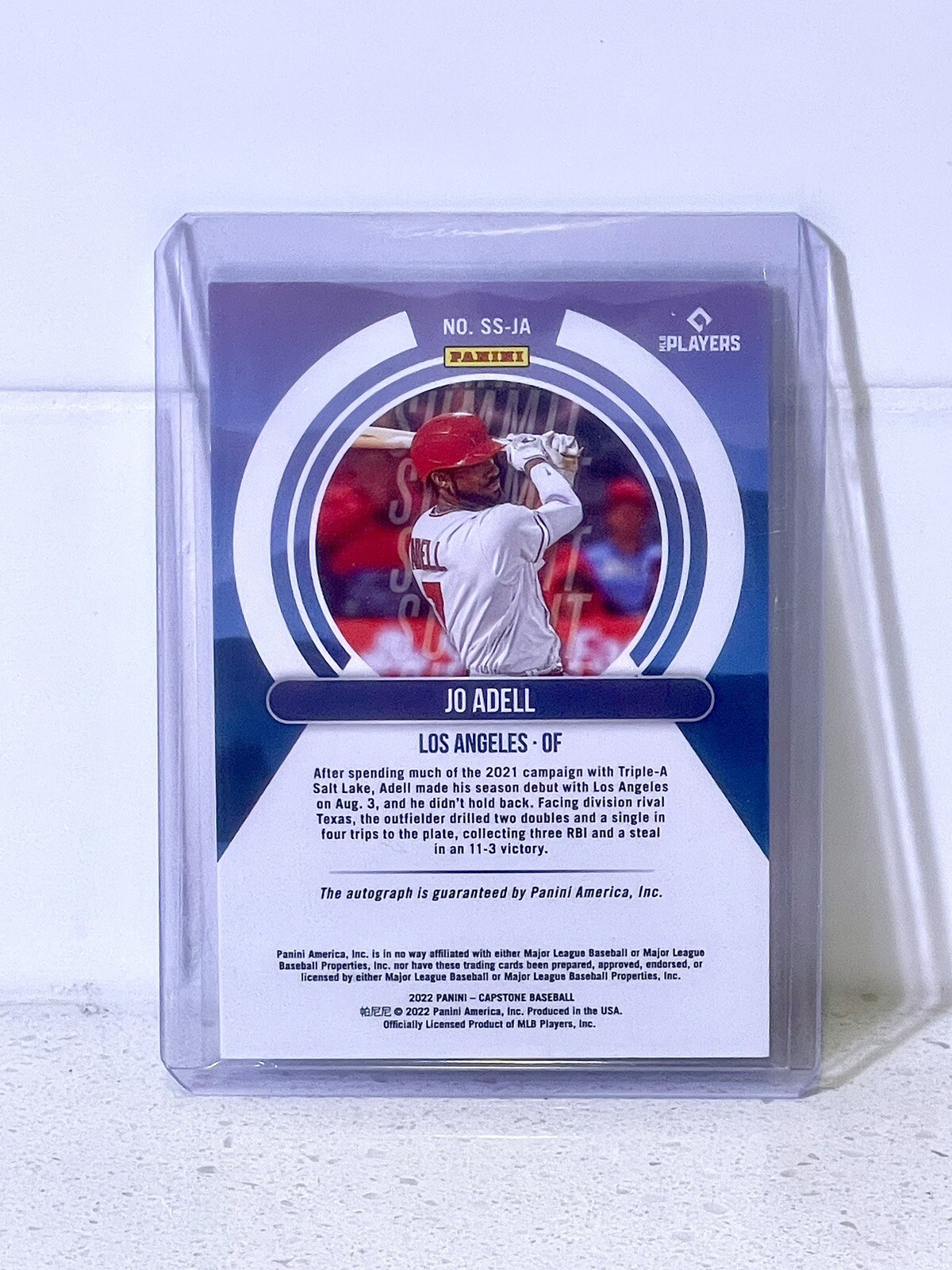 2022 PANINI CAPSTONE JO ADELL SUMMIT SIGNATURES AUTO ANGELS SS-JA | eBay