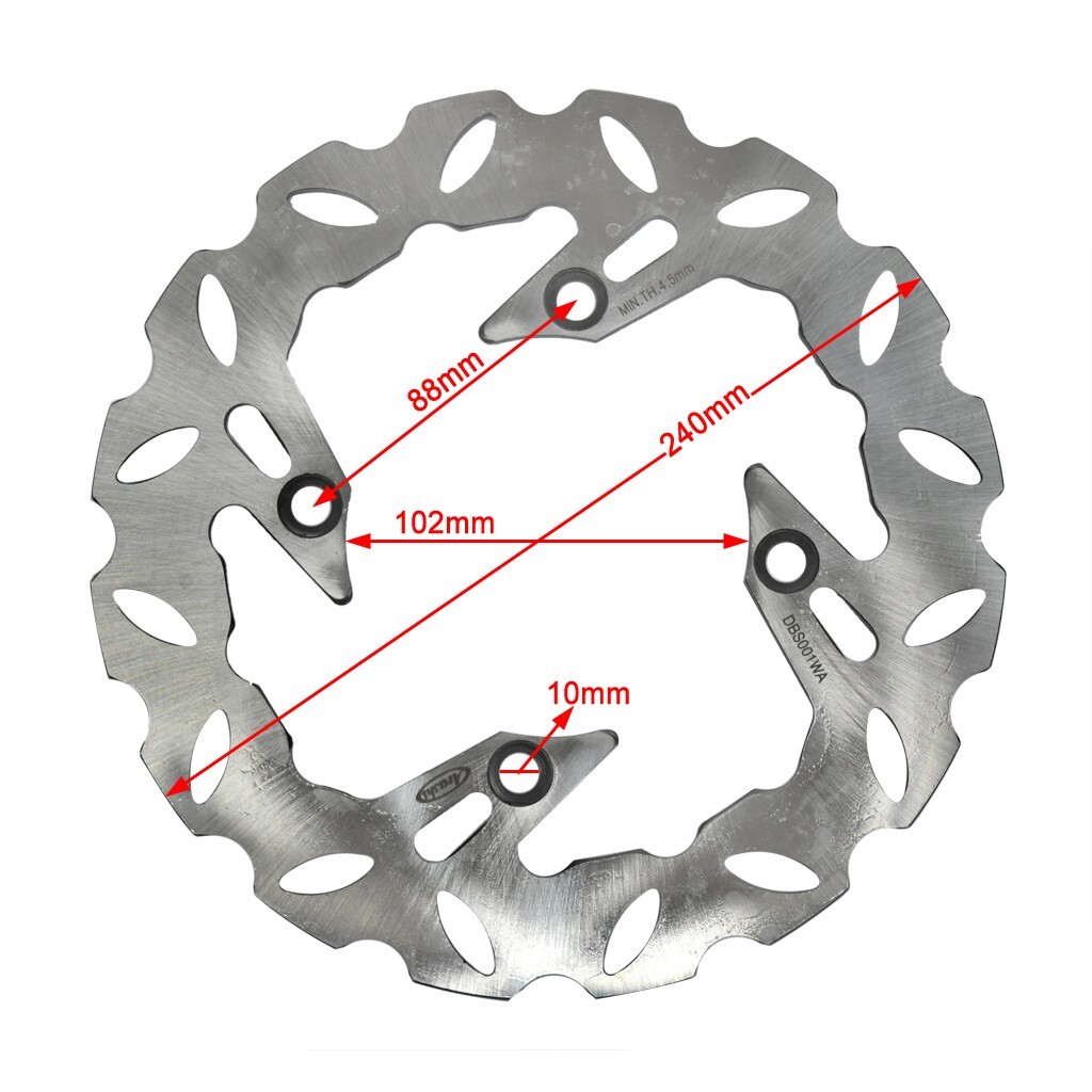 Rear Brake Disc Rotor For Honda CB400 CB500 CB750F CB900F XL600 FJS600 ...