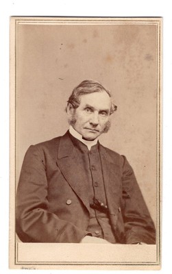 NEW HAVEN CONN c1864 Civil War Man Bushy Sideburns No ID CDV by BUNDY ...